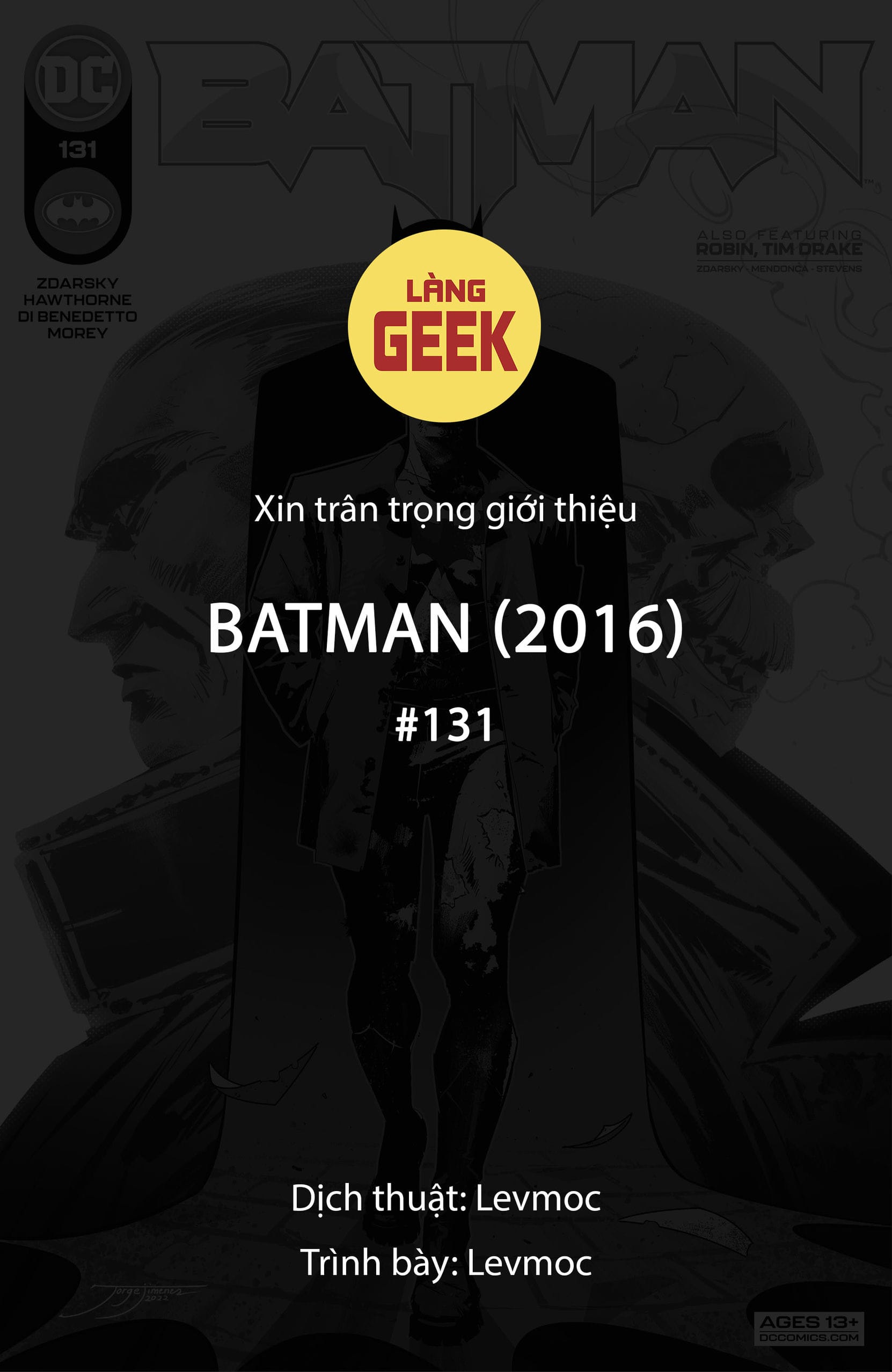 Batman #131 – The Bat-Man of Gotham P1 – Làng Geek