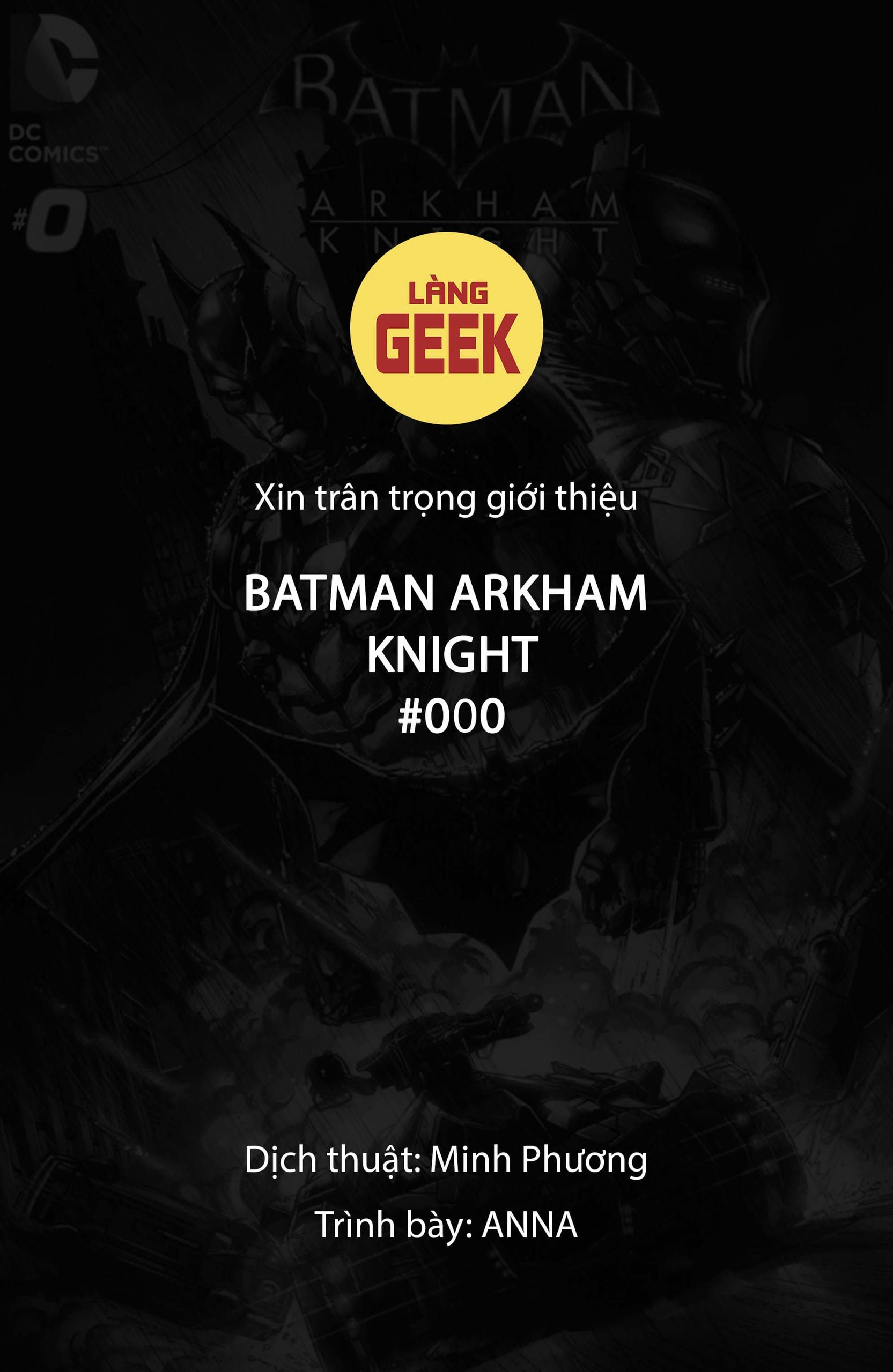 Batman: Arkham Knight #0 – Làng Geek